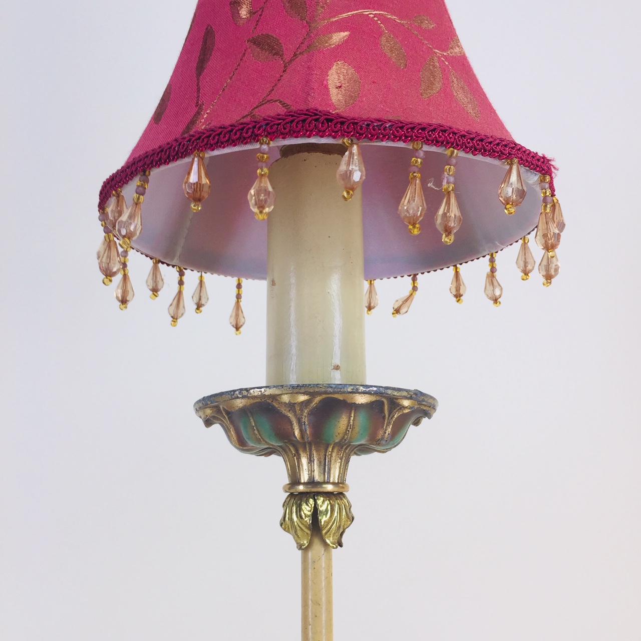 Pair of signed Miller stick lamps - Old Lamps & Things, LLC