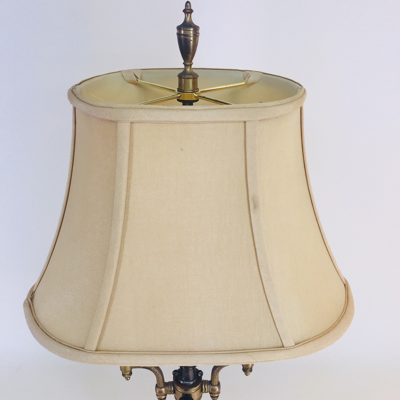 Custom-designed two-light table lamp - Old Lamps & Things, LLC