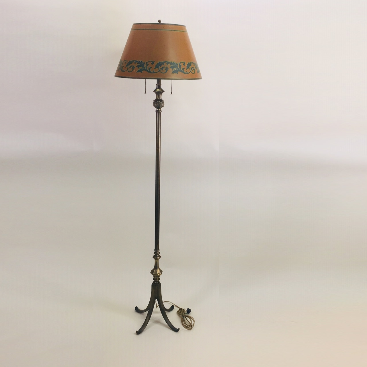 Standing lamp with two lights - Old Lamps & Things, LLC
