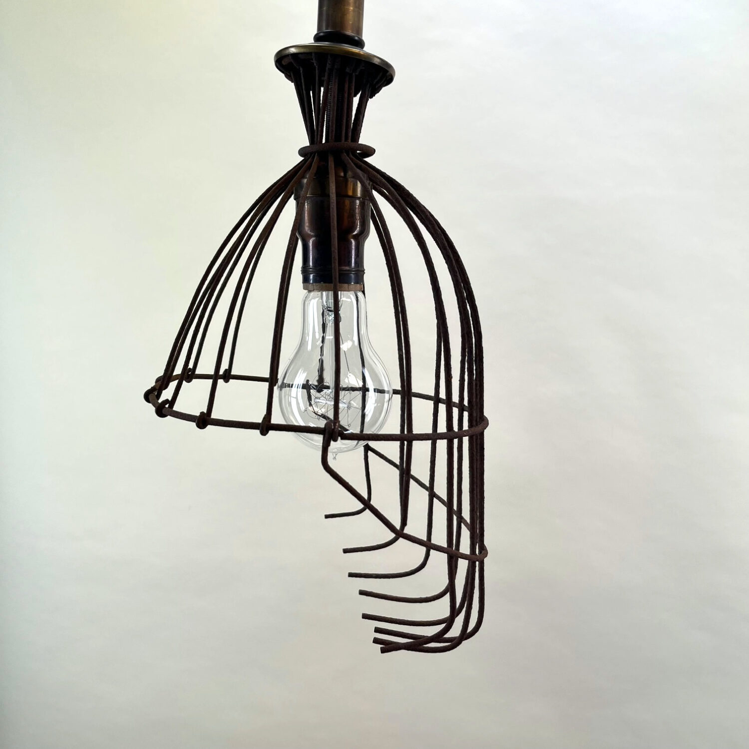 Rusty old apple picker - Old Lamps & Things, LLC